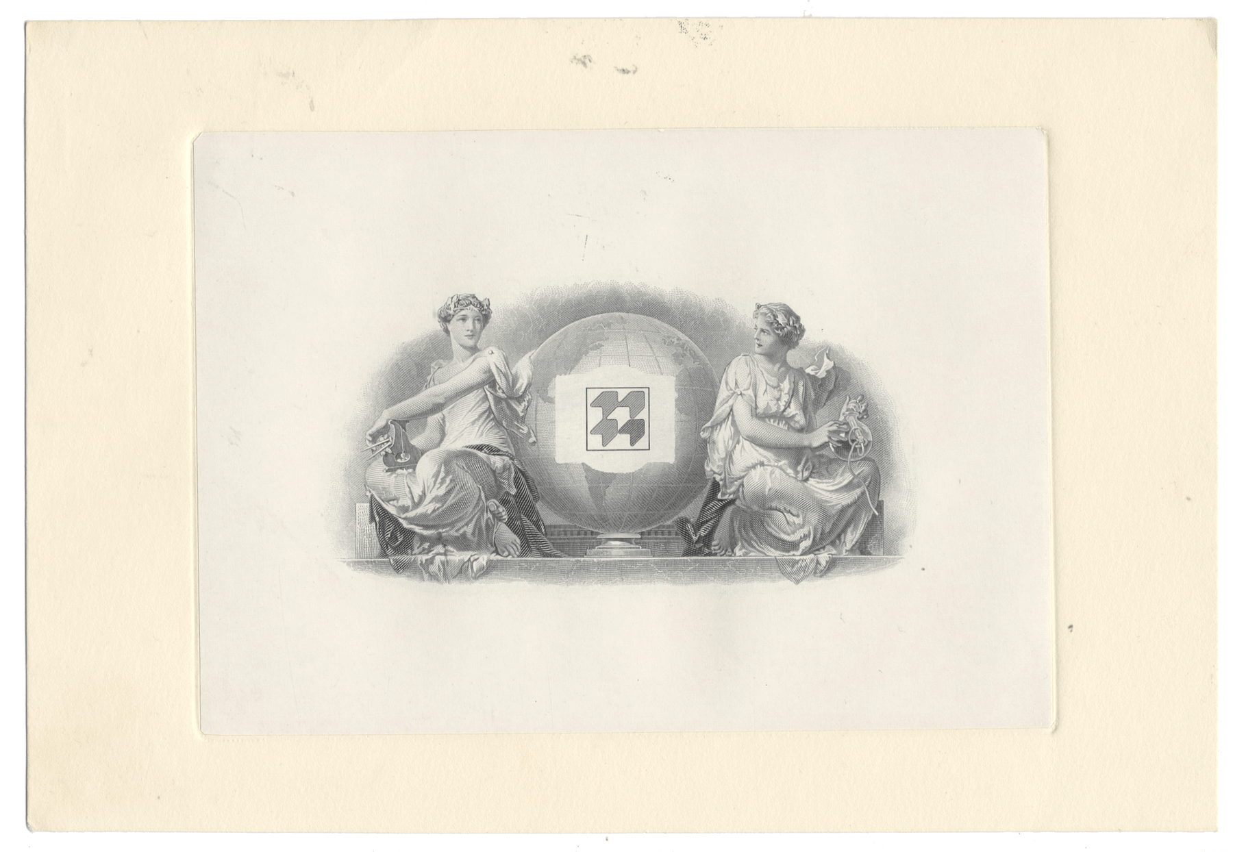 American Bank Note Company Vignette Card - Ghosts of Wall Street